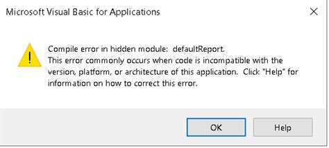 Solved State W2 Excel Compile Error