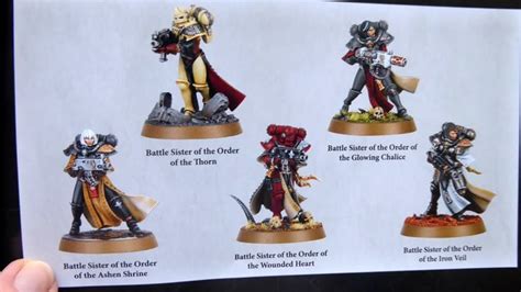 Adepta Sororitas Order Color Schemes