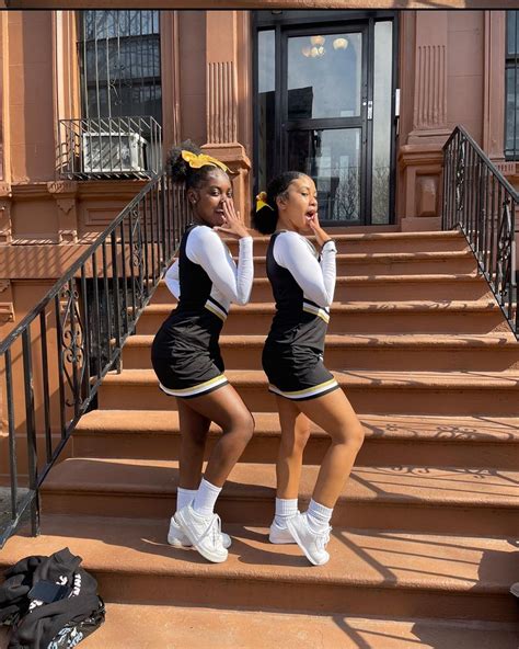 Black Cheerleaders Cheer 📣🥁 In 2024 Cheer Outfits Black