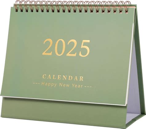 Small Desk Calendar 2025 2026 7 48x6 3 Inch Standing Flip 2026