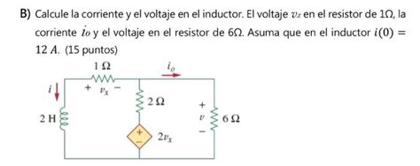 Solved Calculate The Current And Voltage Across The Chegg