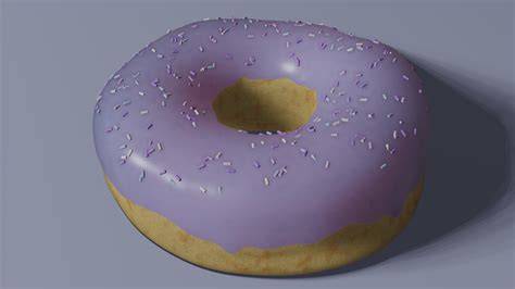 3d Donut Model Turbosquid 2187049