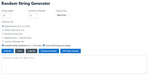 Random String Generator Online