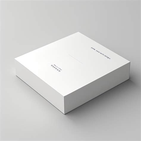 최소한의 배경에 빈 색 상자 제품 모 프리미엄 Ai 생성 이미지