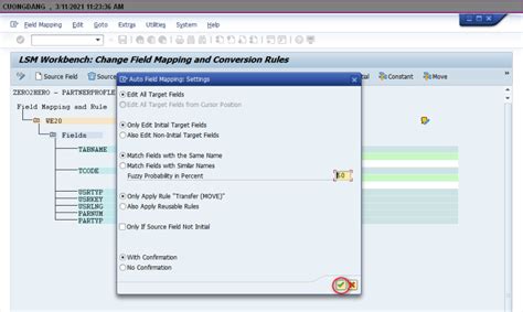 Lsmw Batch Input Recording Partner Profiles Example Step By Step