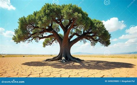 Massive Ancient Banyan Tree With Complex Joined Trunks And Branches In A Jungle Environment