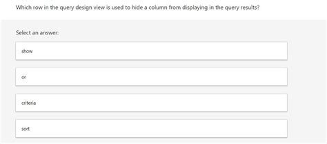 solved the five key components of access databases are