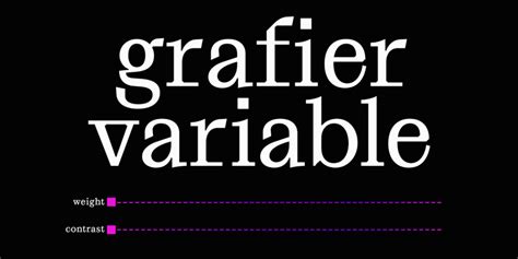 Grafier Serif Variable Typeface OTF TTF Bypeople