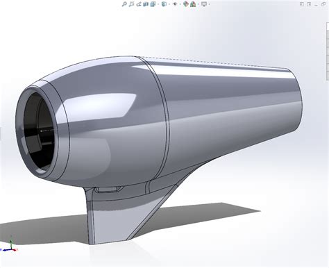 💍 Qx Motor 30mm Edf Nacelle Mount With Intake Ring・ Stl File For 3d