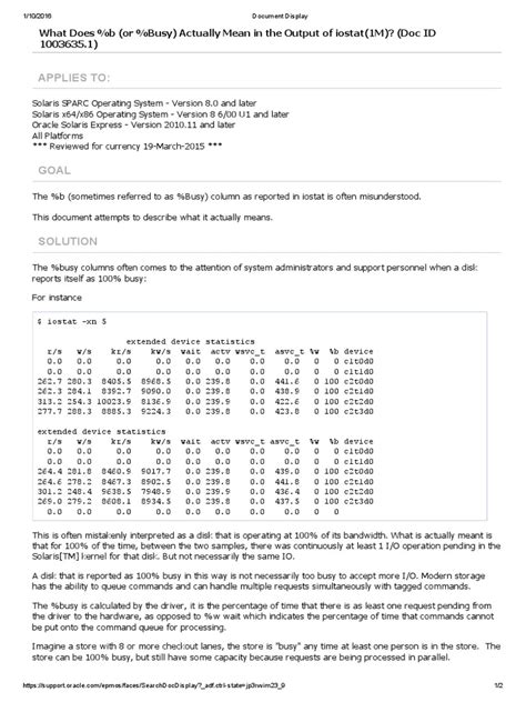 Pdf What Does Busy Actually Mean In The Output Of Iostat Dokumentips