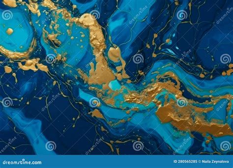 Luxury Acrylic Fluid Art 3d Vector Background Liquid Marbled Textured Beautiful Pattern