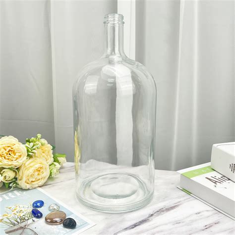 Empty 3000ml Large Capacity Glass Wine Bottle Household Alcohol Glass