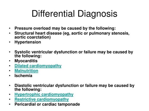 PPT Differential Diagnosis PowerPoint Presentation Free Download