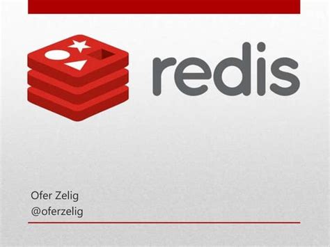 Introduction To Redis Pdf Databases Computer Software And Applications