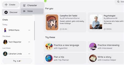 Sensi Tech Hub On Linkedin How To Use Voice In Characterai The Characterai Chatbot Service