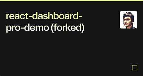 React Dashboard Pro Examples CodeSandbox