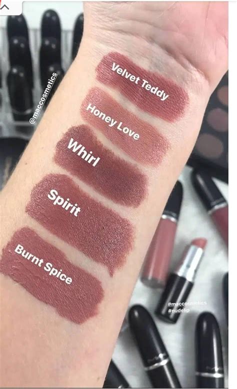 Pin On Hair And Beauty Mac Lipstick Swatches Mac Nude Lipstick Best