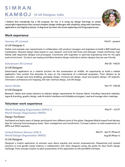simran kamboj resume 2023 pdf user interface design