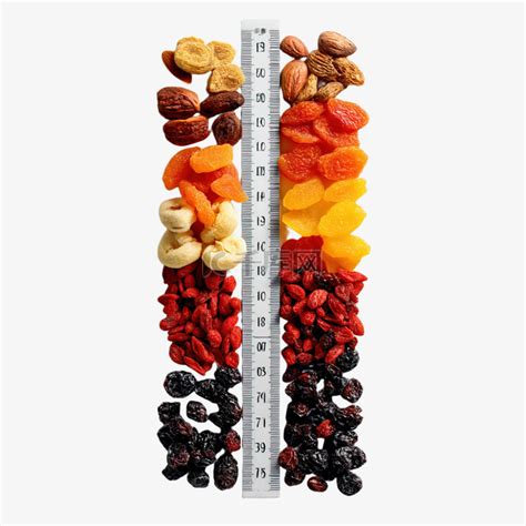 带干果浆果的儿童身高表尺子素材图片免费下载 千库网