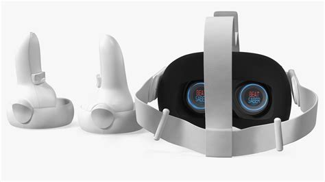 Oculus Quest 2 All In One Gaming Headset With Controllers 3d Model 69 3ds Blend C4d Fbx