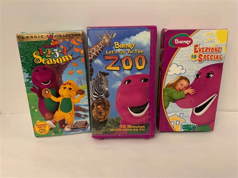 Barney Vhs List At Jessie Head Blog