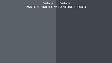 Pantone 10391 C Vs Pantone 10393 C Side By Side Comparison