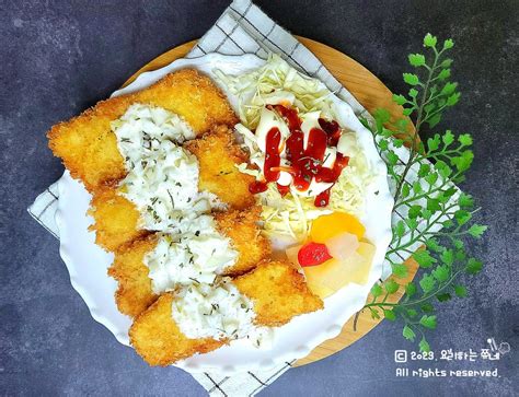 동태포로 생선까스 만들기