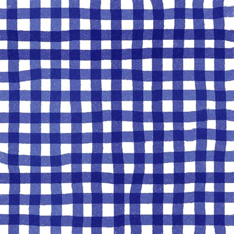 Navy Blue Gingham Check Hand Drawn Background 2 Photos By Canva In
