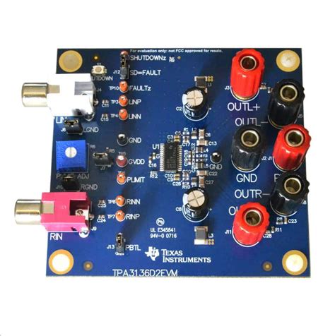 TPA3136D2EVM Texas Instruments | Development Boards, Kits, Programmers ...