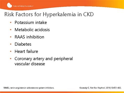 Evaluation And Management Of Hyperkalemia This Presentation Was