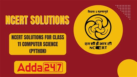 Ncert Solutions For Class 11 Computer Science Python Check Subject