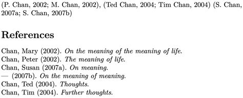 Citing Citation Question Different Authors Same Year Same Surname