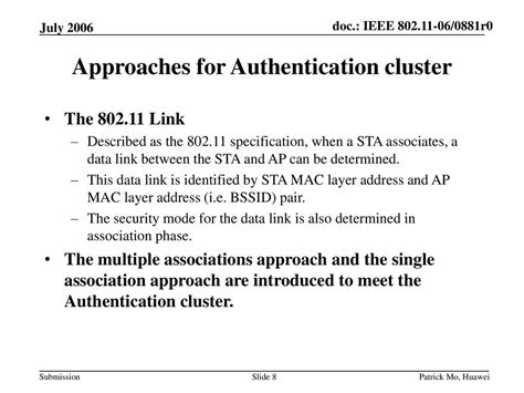 proposal for authentication cluster ppt download