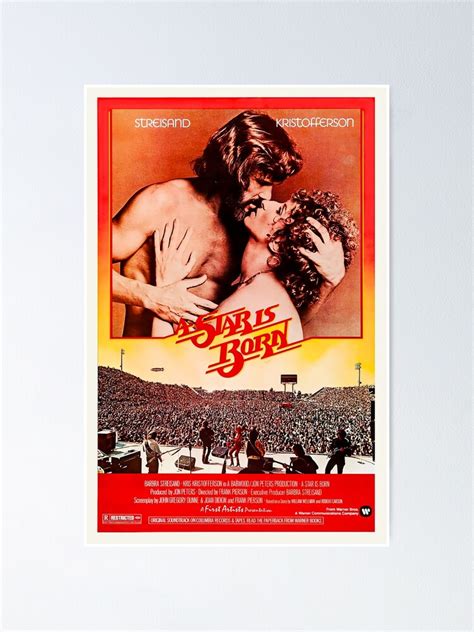 Remastered Vintage Movie Poster A Star Is Born 1976 Poster For Sale