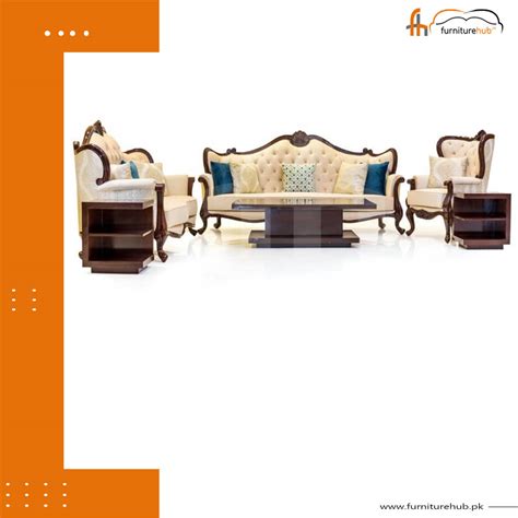 Fh 7709 Classical Chinioti Sofa Set Furniturehub Pk