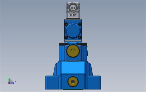 Dbw30 2先导式电磁溢流阀 Solidworks 2012 模型图纸下载 懒石网