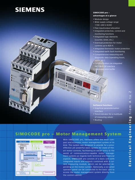 Simocode Pro C Pdf Personal Computers Relay