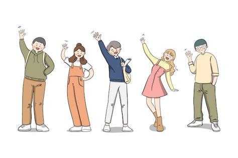 Character Waving Pose