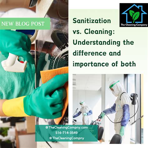 Sanitization Vs Cleaning Understanding The Difference And Importance