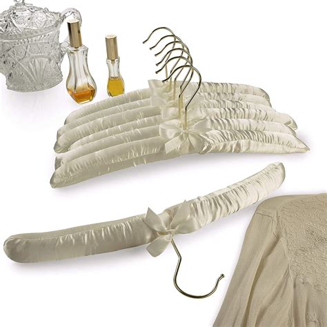 Padded Hangers Set Of 12 Premium Heavy Duty Thick Satin Soft Fabric N Hold N Storage