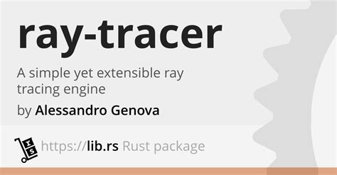 光线追踪器 — Rust中的图形渲染 Librs