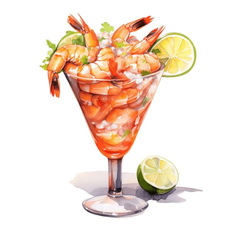 Cocktail De Crevettes Clipart Gratuit Images De Cocktail Crevette