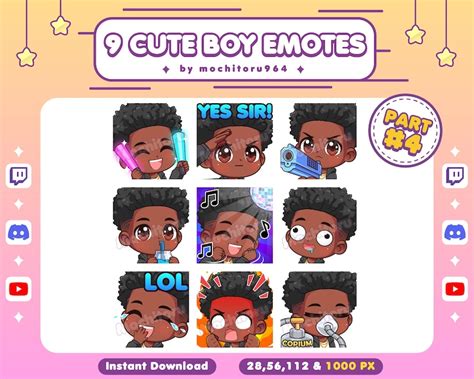 Twitch Emote Cute Boy Emotes 9 Boy Emotes Part 4 Male Emotes