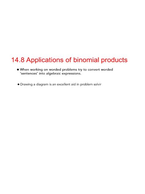 07 148 Applications Of Binomial Products Pdf