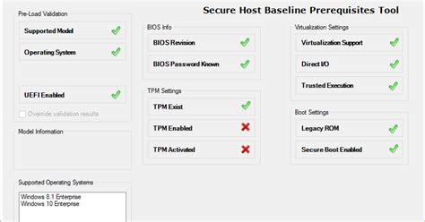 Bios Prerequisites Tool Bios Prerequisites Tool