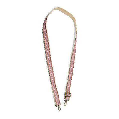 Symmetrical Zig Zag Embroidered Guitar Strap Joy Susan