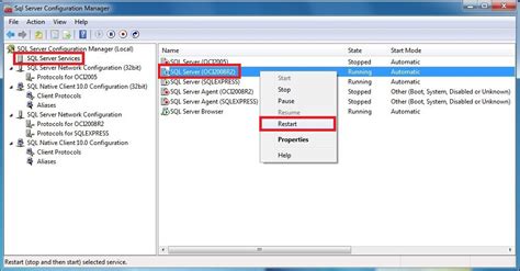 Configuring The Microsoft Sql Server Configuration Manager