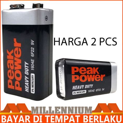 Jual Baterai Kotak V Peak Power E F Battery Harga Unit Shopee Indonesia