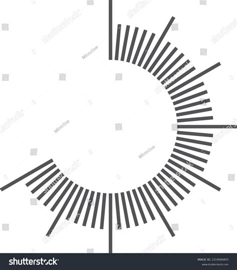 Progress Indicator Circle Round Line Chart Stock Vector Royalty Free Shutterstock