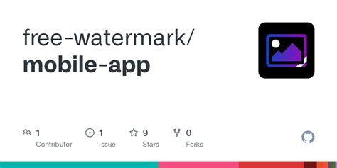 GitHub Free Watermark Mobile App